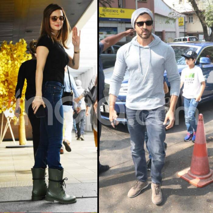 Hrithik Roshan-Sussanne Khan Spent Sunday With Kids, Spotted on Lunch