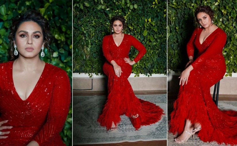 Huma Qureshi Raises Mercury Levels in Sexy Red Shimmery Gown With ...