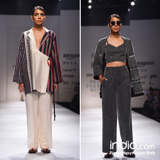 Famous designer Rina Dhaka’s collection at AIFW 2017 Day 2