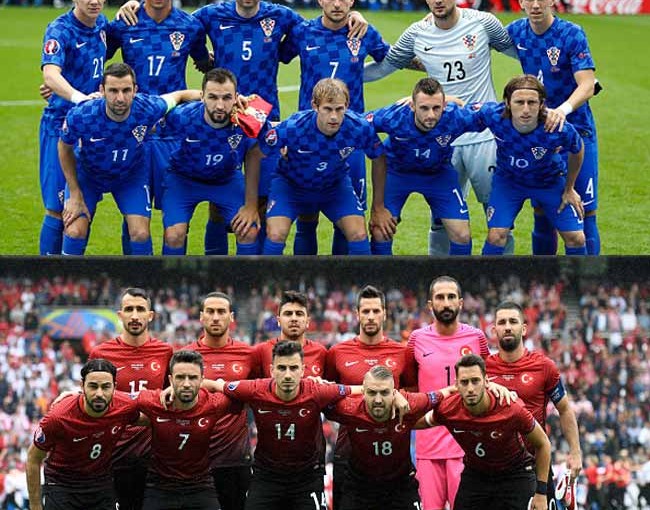 In Group D, Croatia beats Turkey by 1 0 in UEFA Euro 2016
