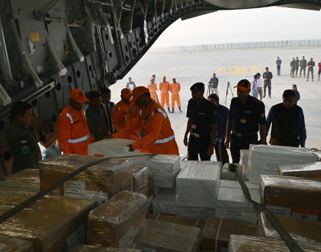 India Sends Humanitarian Aid
