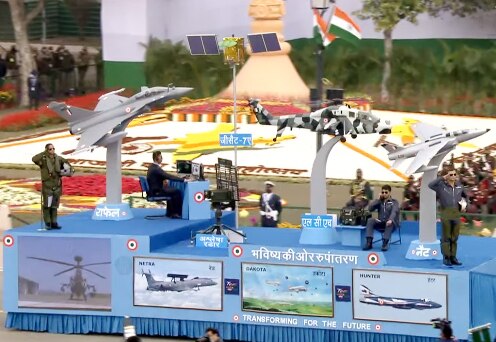 India's first woman Rafale fighter jet pilot part of IAF tableau: