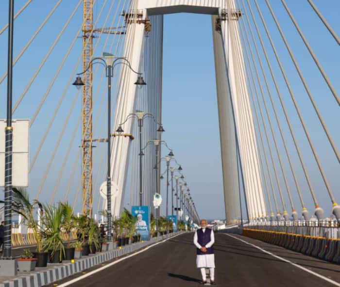 In Pics: PM Modi inaugurates Sudarshan Setu, India's Longest Cable ...