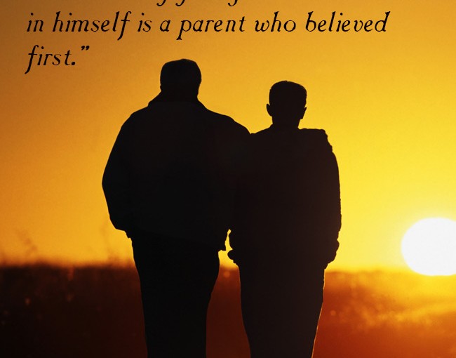 Inspiring quote about parents’ value inculcation