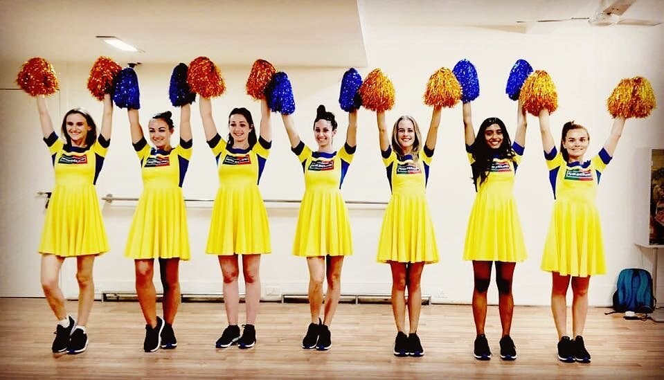 The IPL Cheerleaders From Mumbai Indians up For a Group Picture