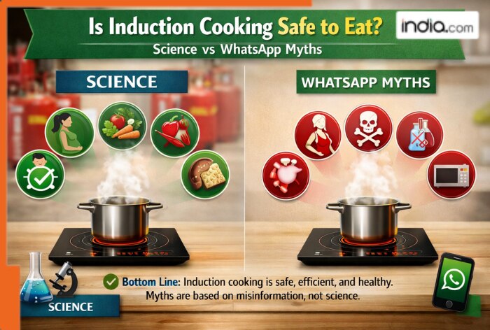 Is Induction cooking safe to eat? Science vs WhatsApp myths