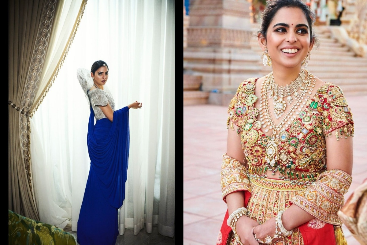 Isha Ambani's breathtaking Emerald Swarovski lehenga