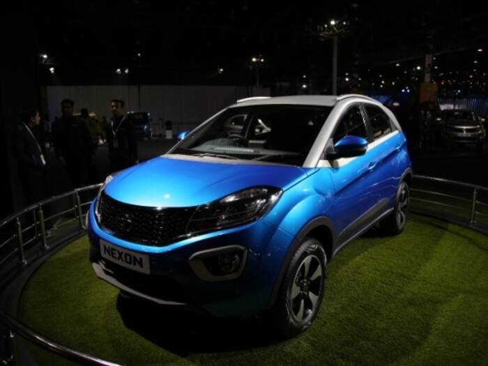 It features prominent front grille which is flanked by sweptback ...