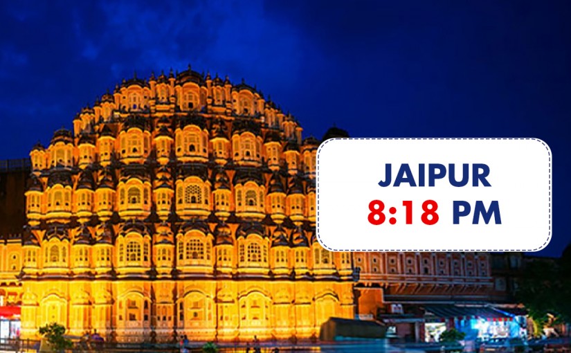 Jaipur moonrise time