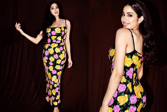 Janhvi Kapoor is The Official Bodycon Queen in Black Beaded Dress
