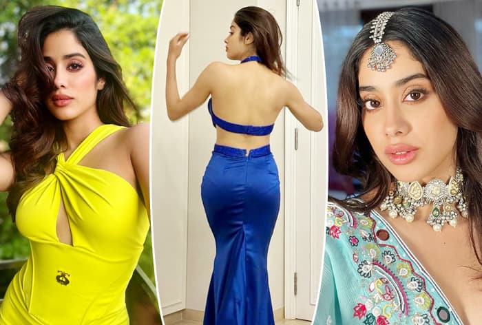 Janhvi Kapoor shares sexy photos in backless dress see viral pics