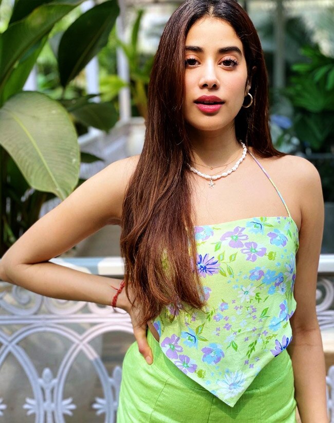 Janhvi opts for dewy minimal makeup for her latest photoshoot