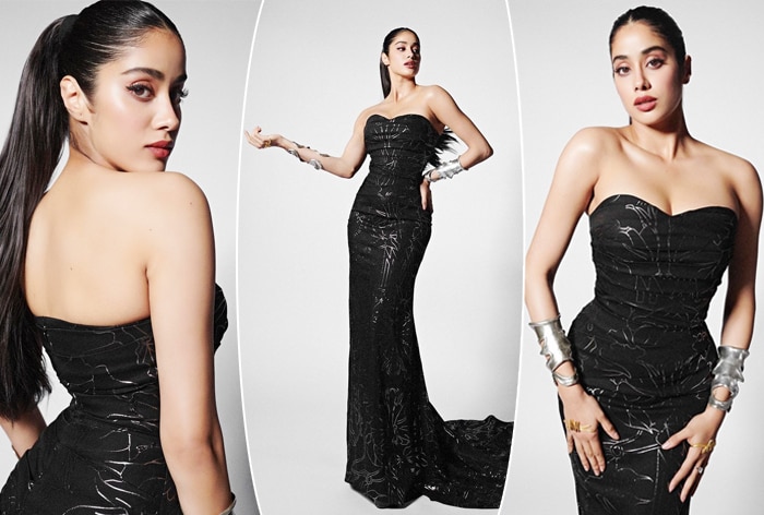 Janhvi Kapoor Ditches Sequins And Shimmer For a Bold Figure-Hugging ...