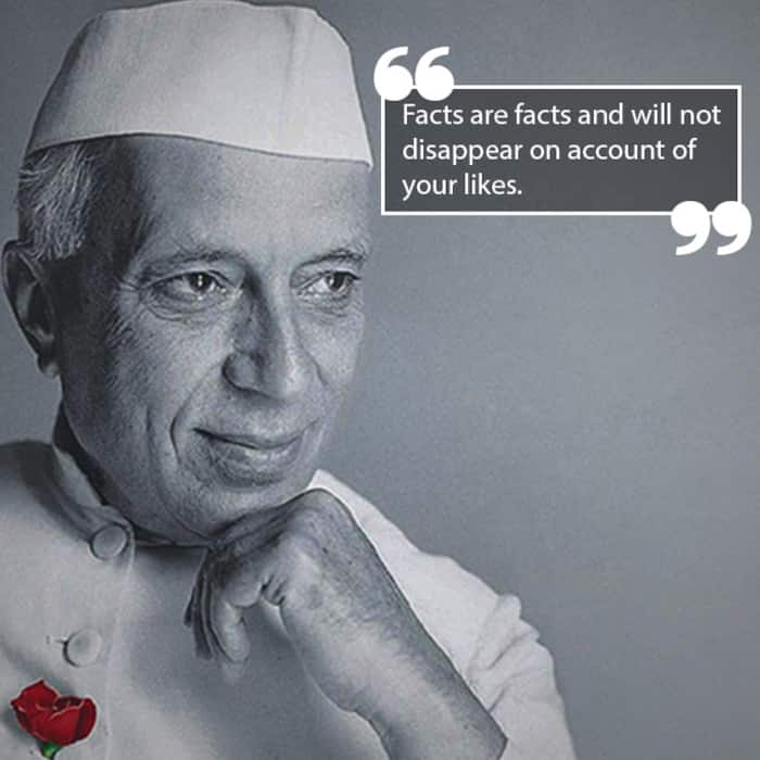 10 inspirational quotes by Jawaharlal Nehru aka Chacha Nehru