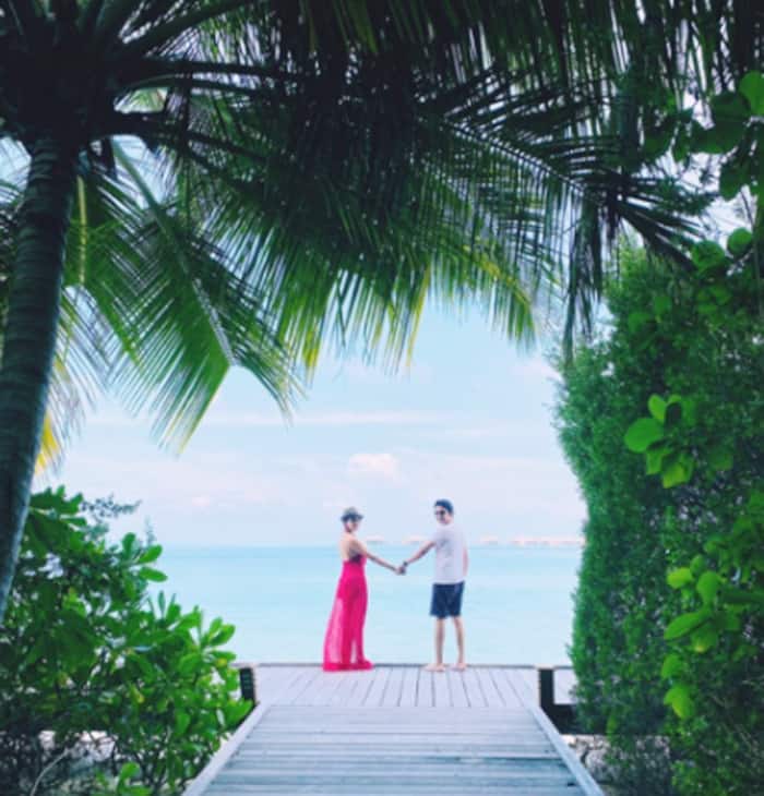 Kajal Aggarwal and Gautam Kitchlu Are Happily Honeymooning In Maldives ...