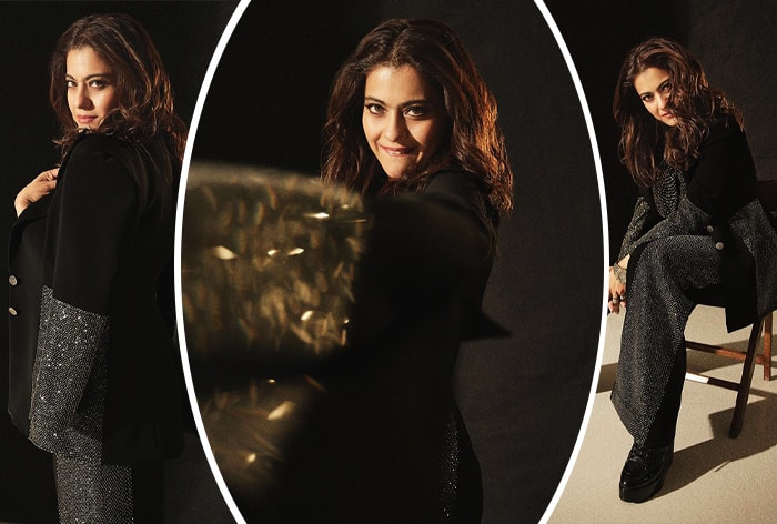 Kajol Stuns in Dazzling Black Outfit in Candid Photoshoot, See Pics