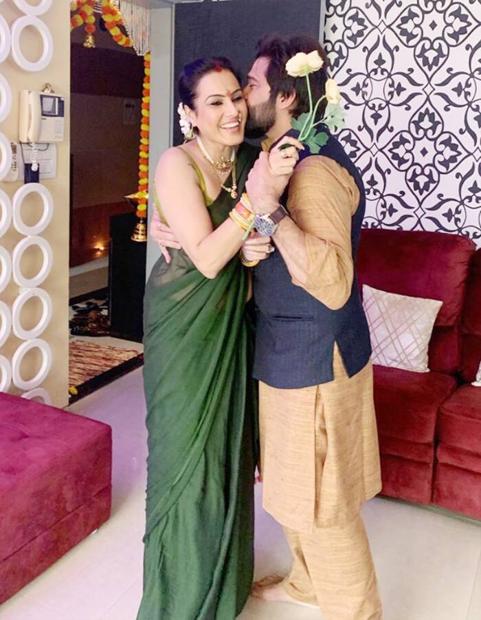 Kamya Panjabi Looks All Amazing as She Surprises Husband Shalabh Dang ...