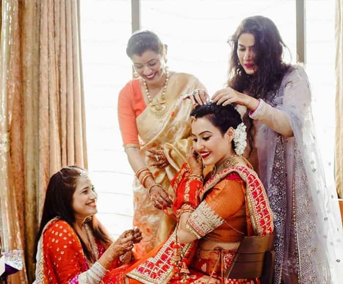 Kamya Punjabi, Shalabh Dang Look Stunning on Their Special Day