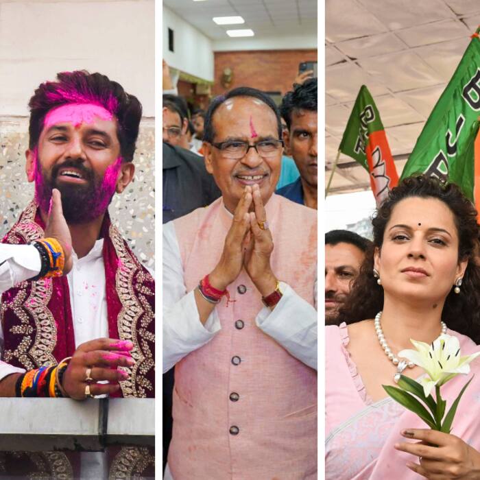 Kangana Rananut to Chirag Paswan: See Pics of Politicians Celebrating ...
