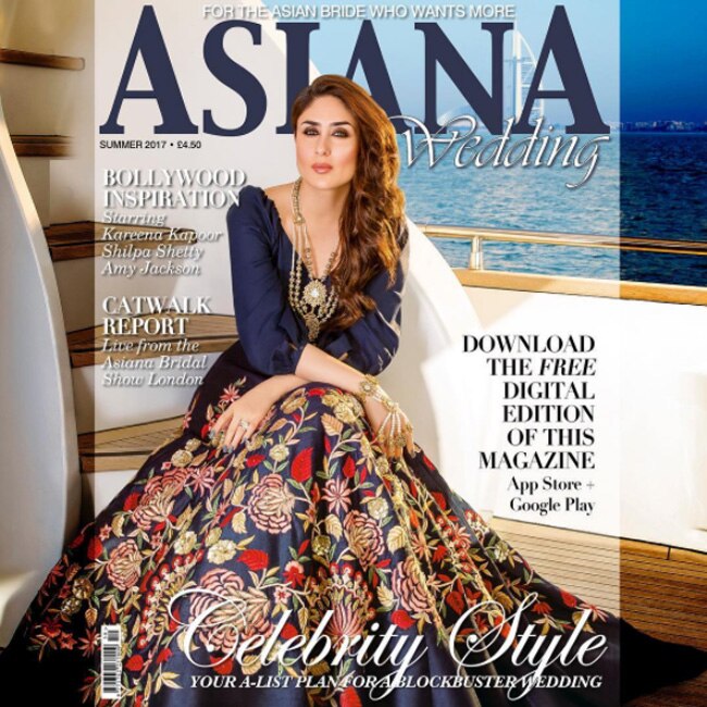 Kareena Kapoor Khan on the cover of Asiana Wedding Magazine