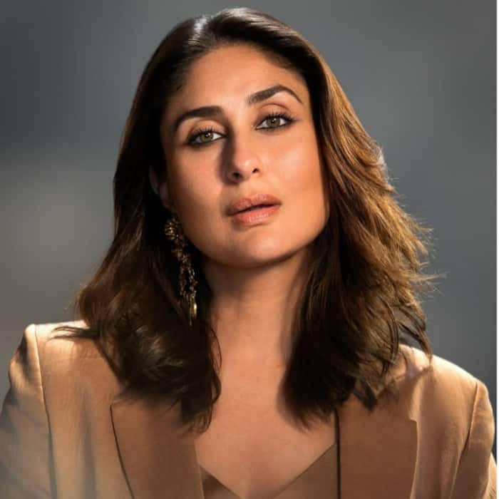 Kareena Kapoor Slays With Sass in Brown Slip Dress-Blazer But Her Statement Garden Earrings ...