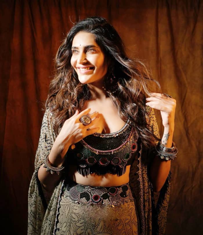 Karsihma Tanna Exudes Ethnic Vibes in Hot Blouse Teamed With Embroidered Lehenga, See Pics