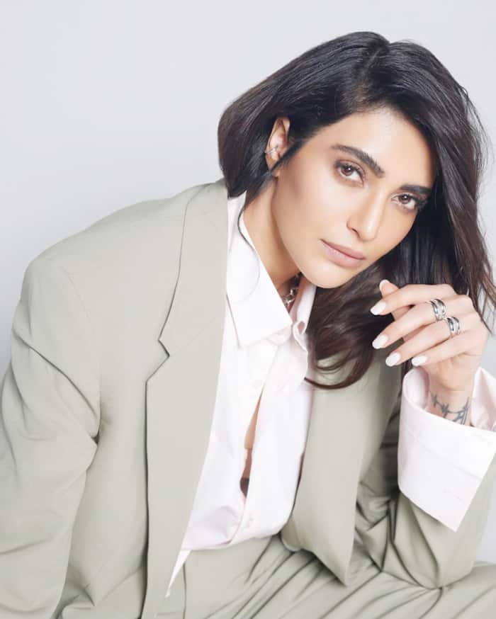 Karishma Tanna Exudes Boss Lady Vibes in Grey Power Suit - PICS