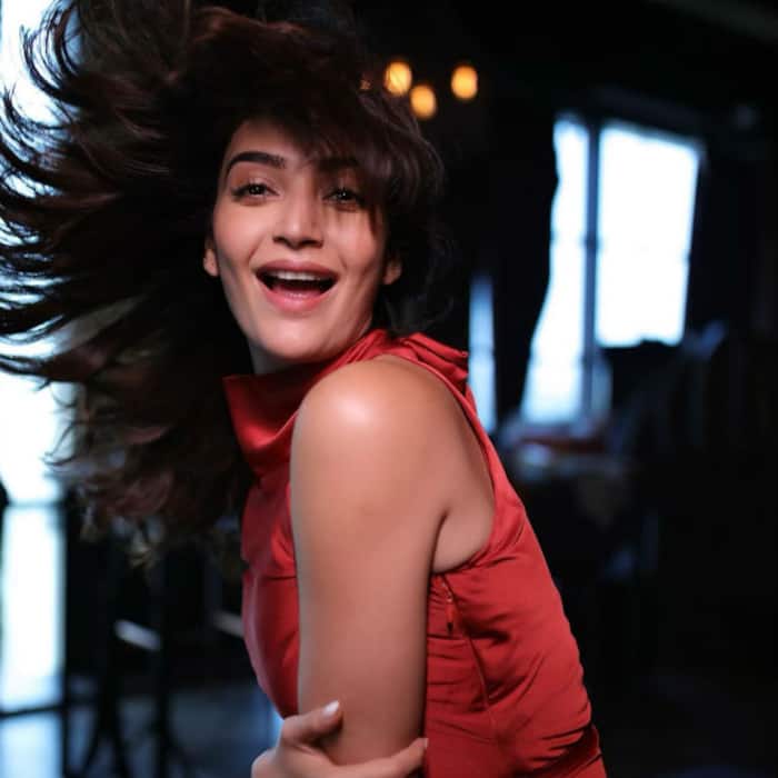 Karishma Tanna Looks Breathtaking in Sexy Red Dress