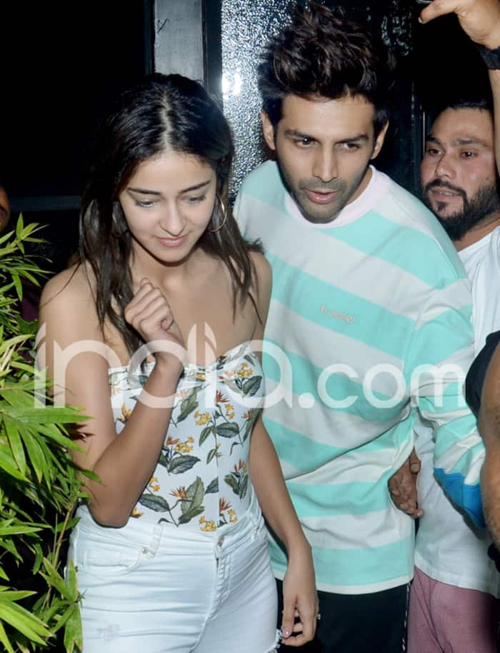 Kartik Aaryan and Ananya Panday clicked together