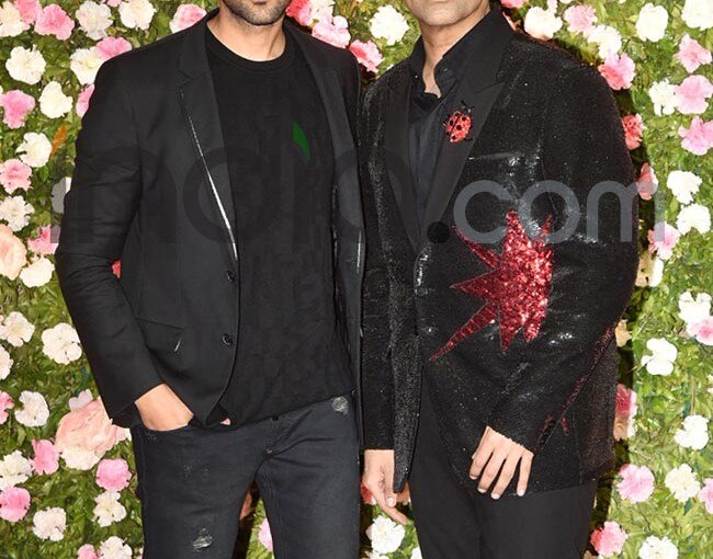 Kartik and Karan posed together