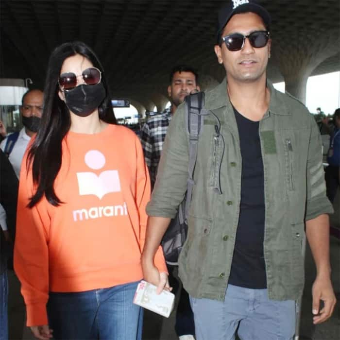 Katrina Kaif-Vicky Kaushal Walk Hand-In-Hand At Airport As The Couple ...
