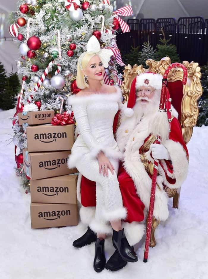 American Pop Star Katy Perry Delivers Smiles And Snow to Beautiful Kids ...