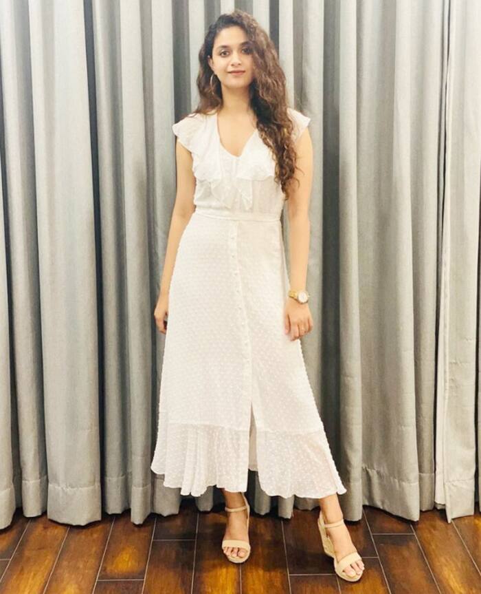 Keerthy Suresh is a Vision in White