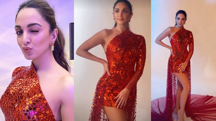 Kiara Advani Is All Things Hot And Spicy In Red Mini Dress With Floor