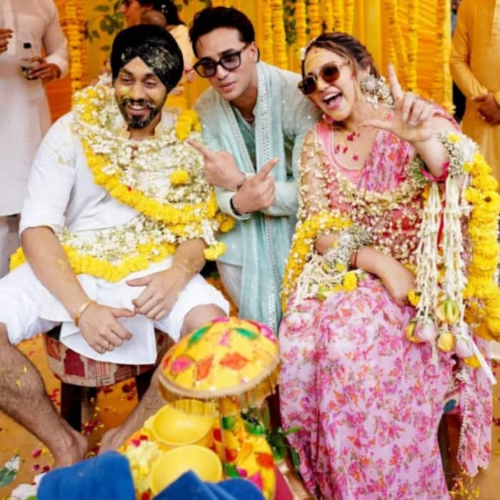 Komal Sharma's Haldi Ceremony Style