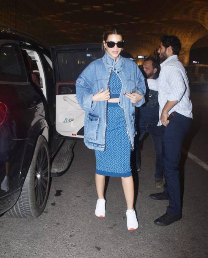 Kriti Sanon Is Dressed To Impressed In Co Ord Crop Top Skirt With