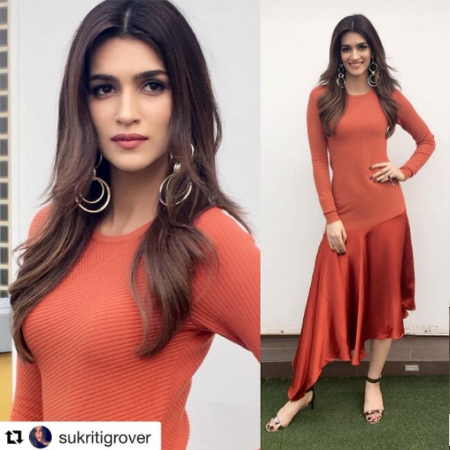 Kriti Sanon Looks Sexy In This Outfit During Raabta Promotions