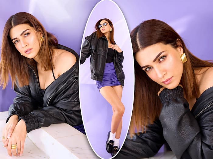 Kriti Sanon Exudes Uber Cool Glam In Mini Skirt With Black Loafers