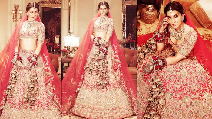Kriti Sanon Turns Bride For Couturier Manish Malhotra