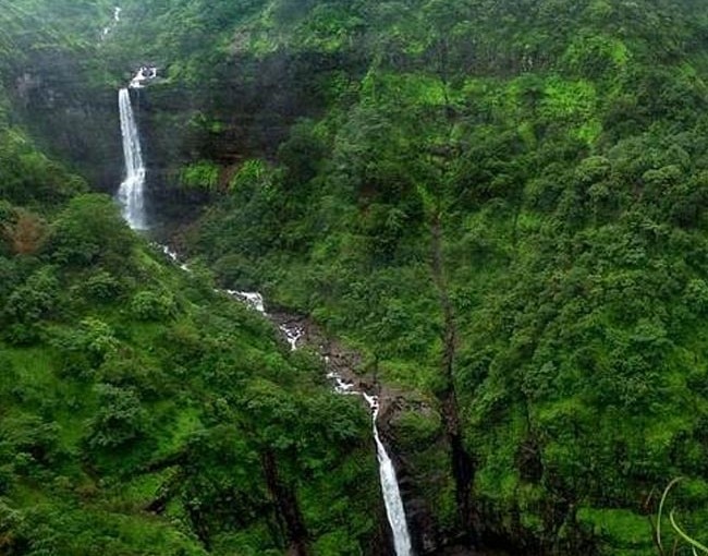 Kune Waterfall at Lonavla in Pune, Maharashtra