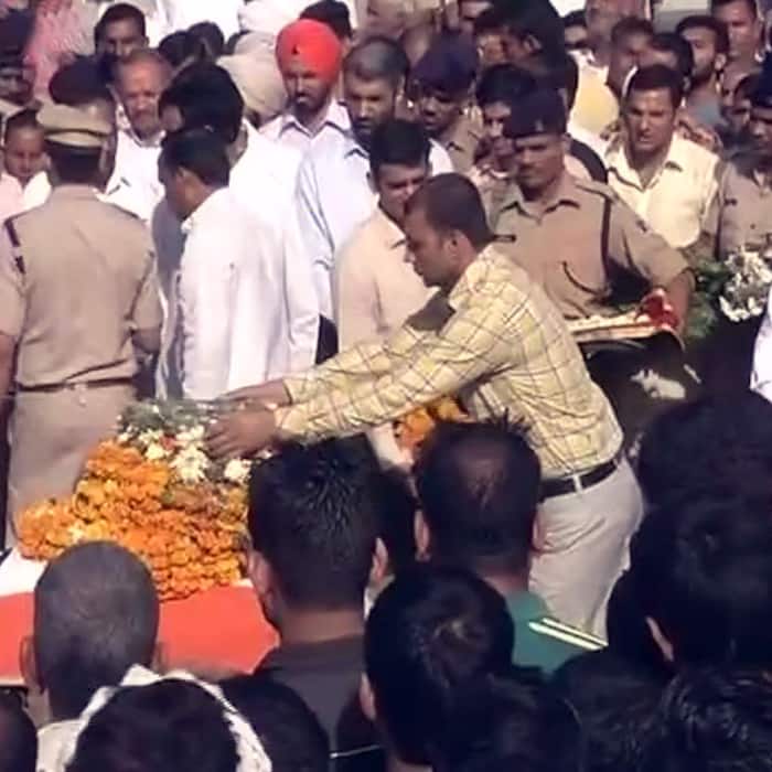 Sukma Attack: Rajnath Singh and families pay last respects to martyred ...