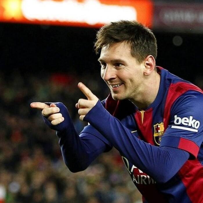 Lionel Messi represented Barcelona officially at the young age of 17