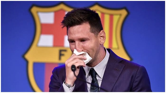 Lionel Messi Emotional Farewell at Barcelona Press Conference | See Photos