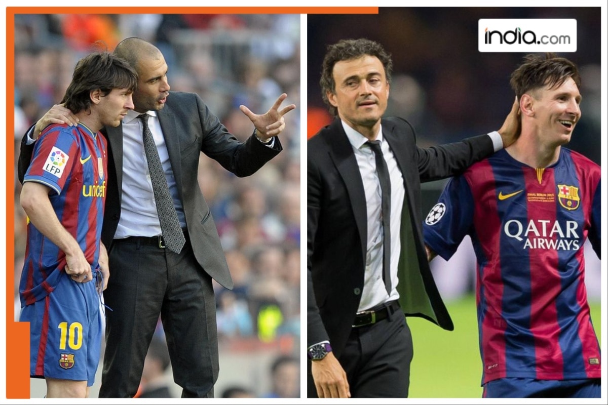 Lionel Messi's goalscoring stats under different managers at Barcelona