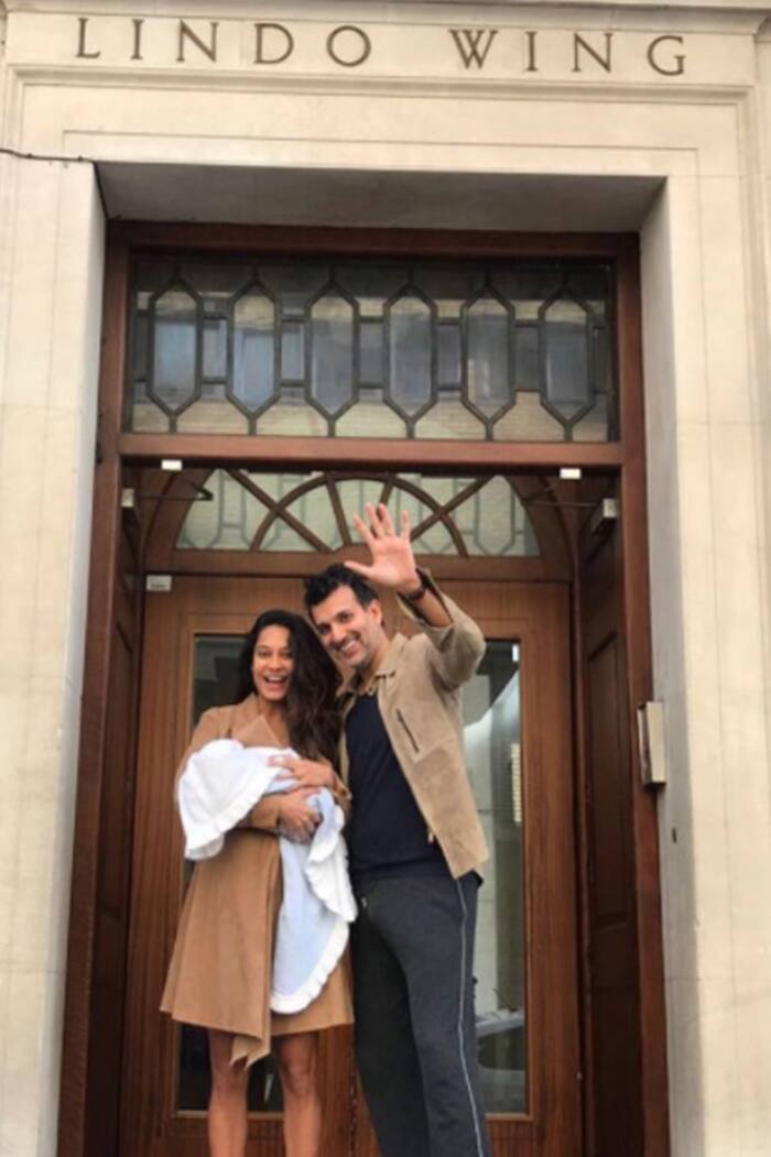 In pics: Lisa Haydon becomes a proud mommy of a baby boy!