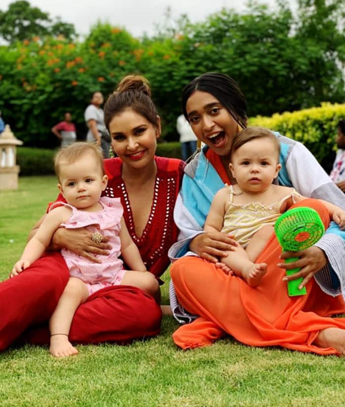 Lisa Ray’s Latest Pictures From The Sets of Four More Shots Please Show ...