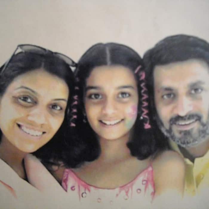 Aarushi with her parents Rajesh and Nupur Talwar