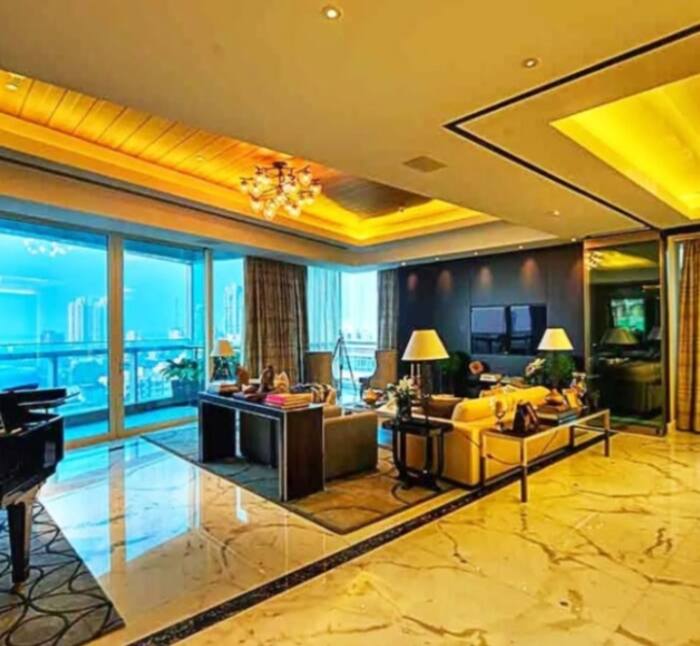 Rohit Sharma and Ritika Sajdeh's home entrance.