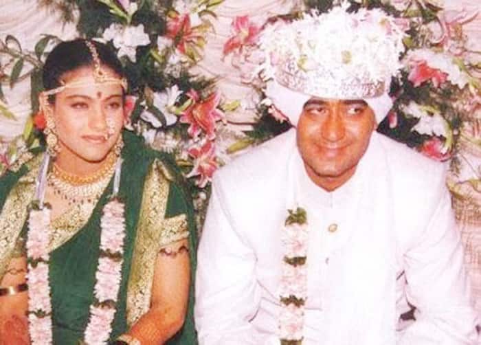 Kajol-Ajay Devgn's Wedding Pics as They Celebrate Turning 22 Today