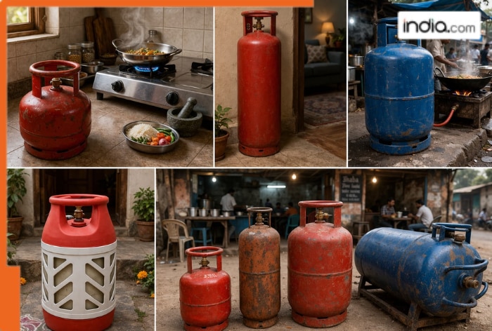 LPG Update: Types of cooking gas cylinders used in India and their usage